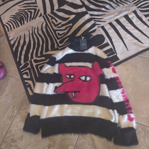 Lazy Oaf | Sweaters | Lazy Oaf Fuzzy Sweater Size Xl New Oversized ...